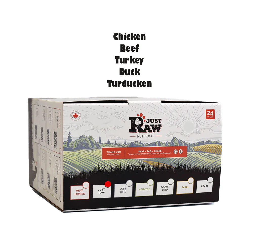 Just Raw - Classic Combo - Just Raw 24 lbs – Pet Grocer Inc.
