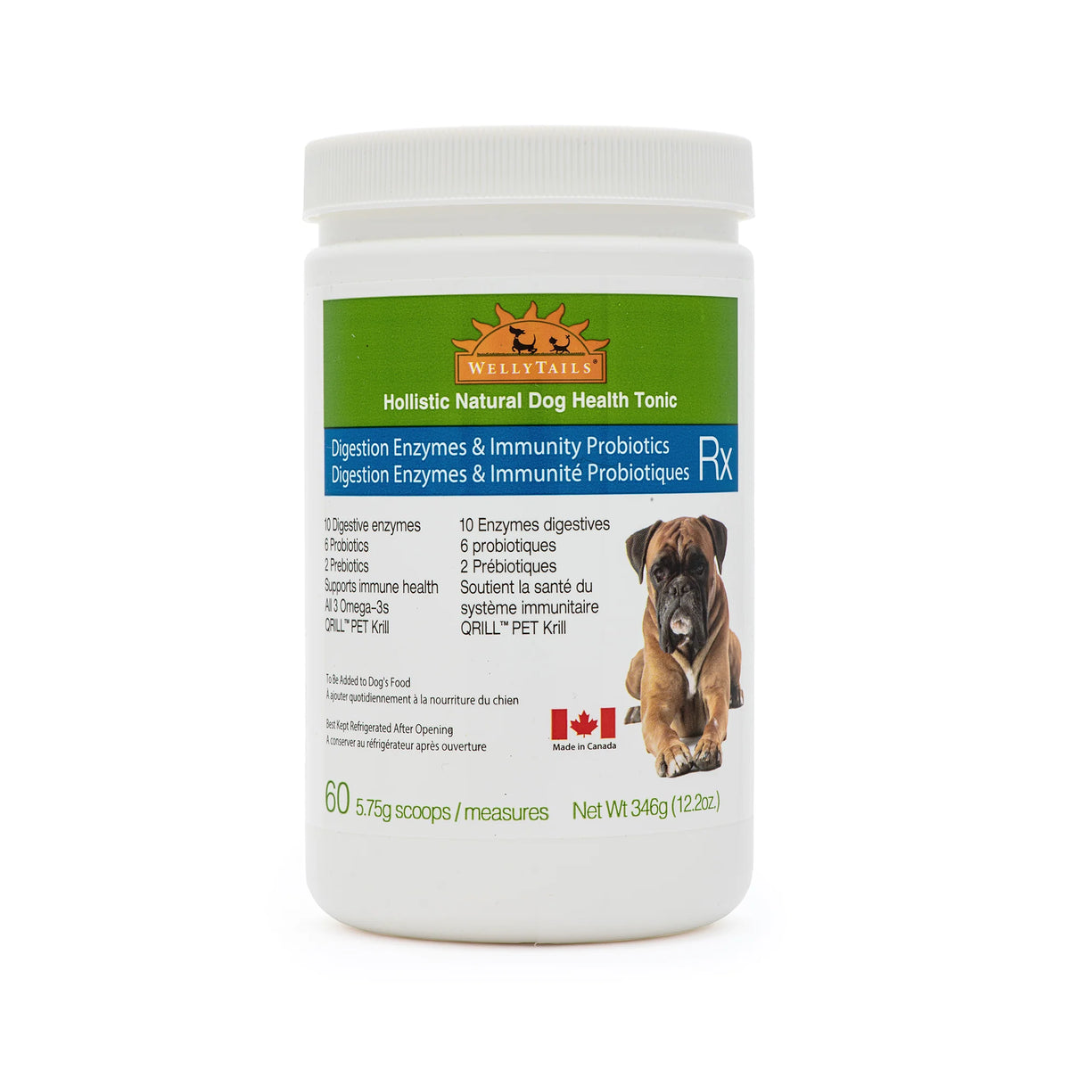 Welly Tails - Digestive Enzymes & Probiotics Advanced Rx - Dogs – Pet ...