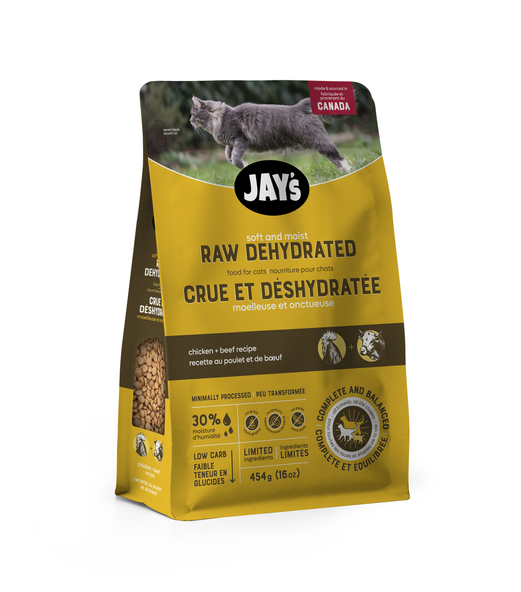 Jay's - Cat Food - Raw Dehydrated Soft & Moist - Chicken & Beef – Pet ...