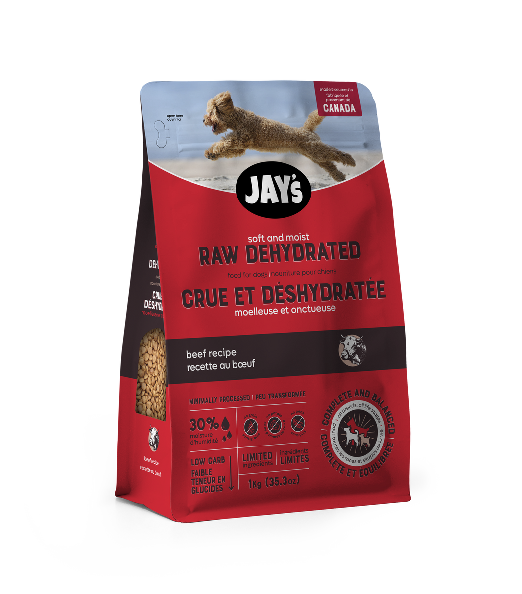 Jay's - Dog Food - Raw Dehydrated Soft & Moist Food - Beef – Pet Grocer ...
