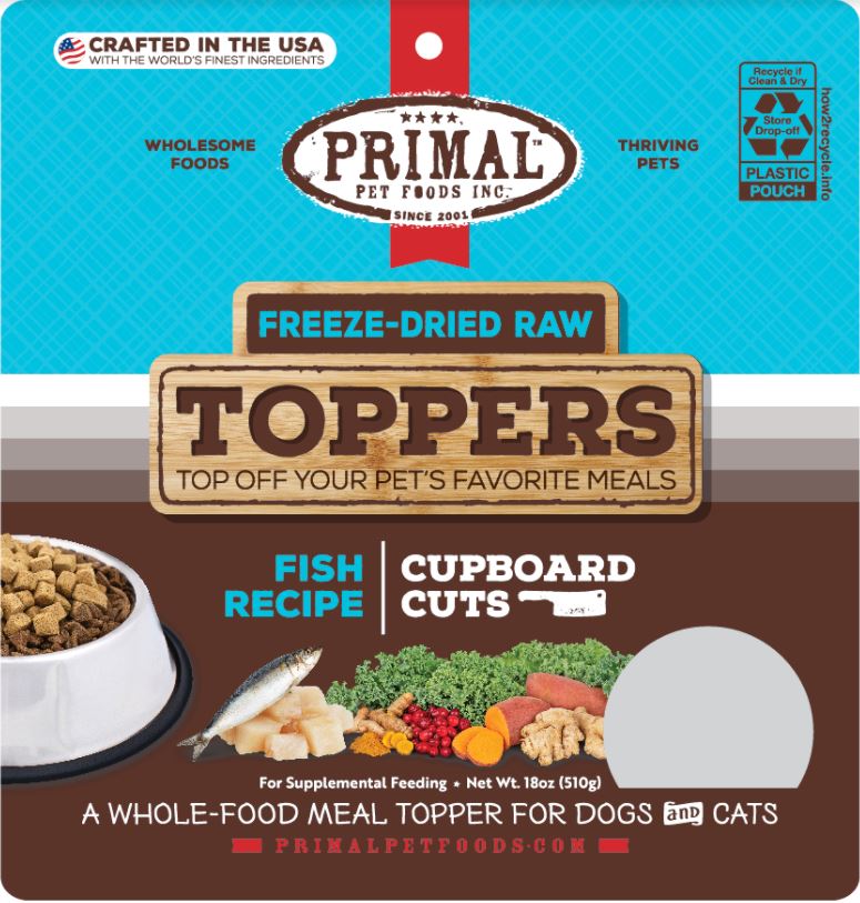 Primal - Freeze Dried Toppers - Cupboard Cuts - Fish – Pet Grocer Inc.